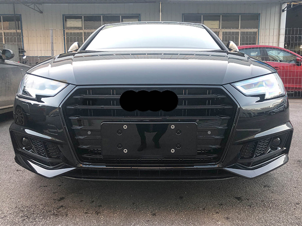 Autunik.de - Frontgrill Grill Schwarz RS4 Style für Audi A4 S4 B9 Limo ...